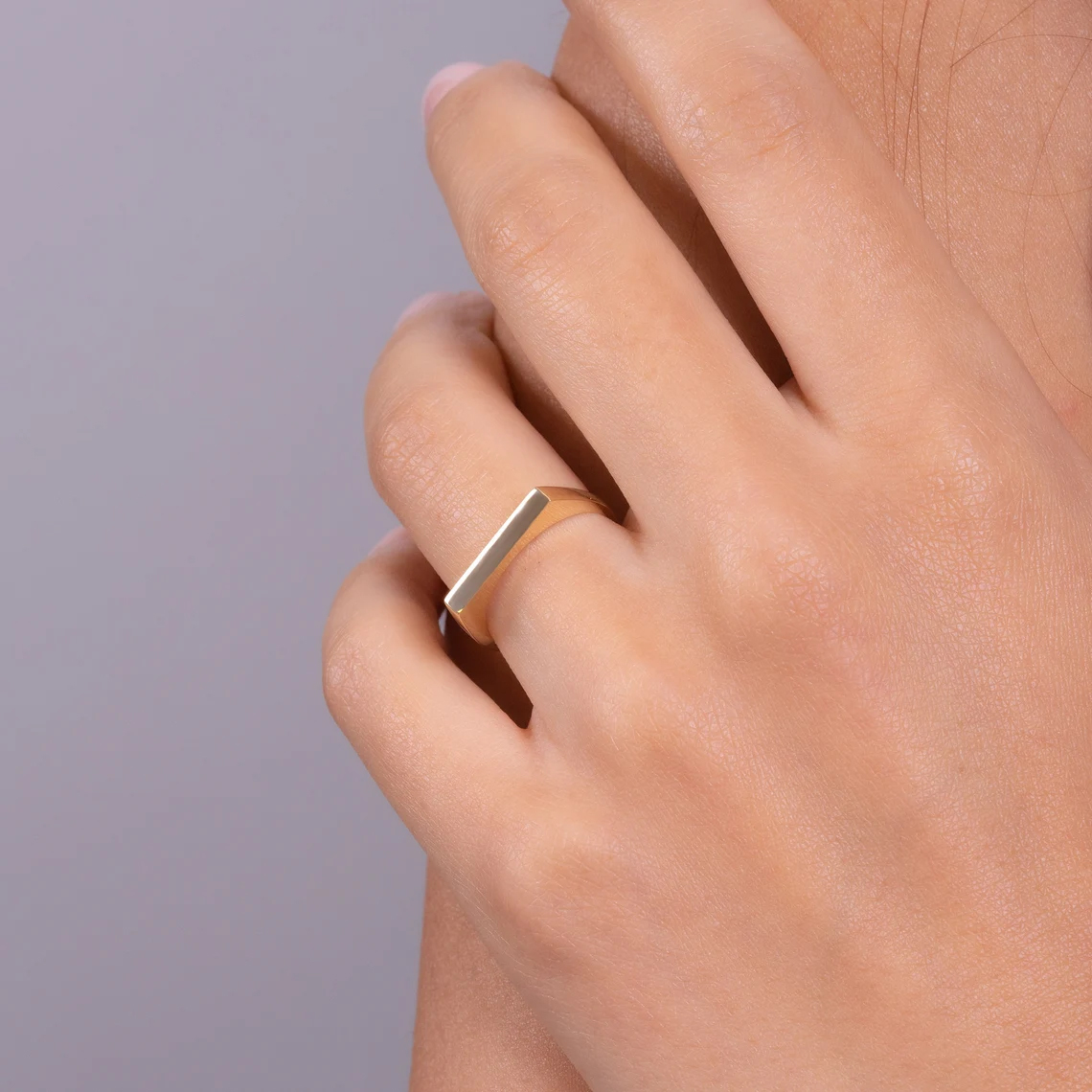 The Dainty Bar Ring